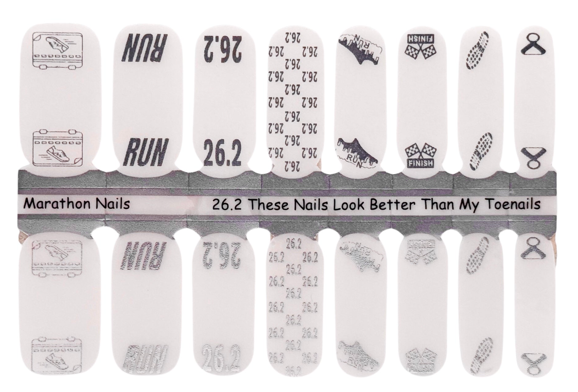 Best Nail Wraps - Running Nails - Best Marathon Nails - Semi-Cured Gel
