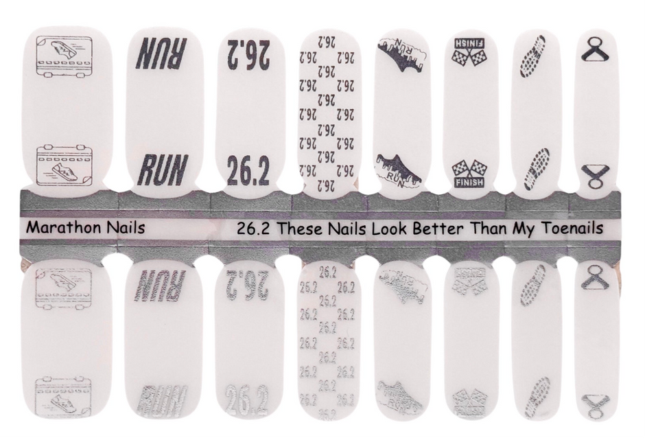 Best Nail Wraps - Running Nails - Best Marathon Nails - Semi-Cured Gel