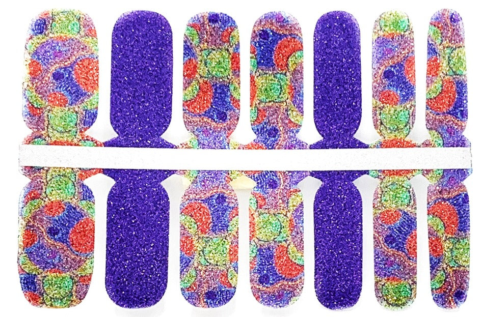 Purple Gumdrops – Marathon Nails