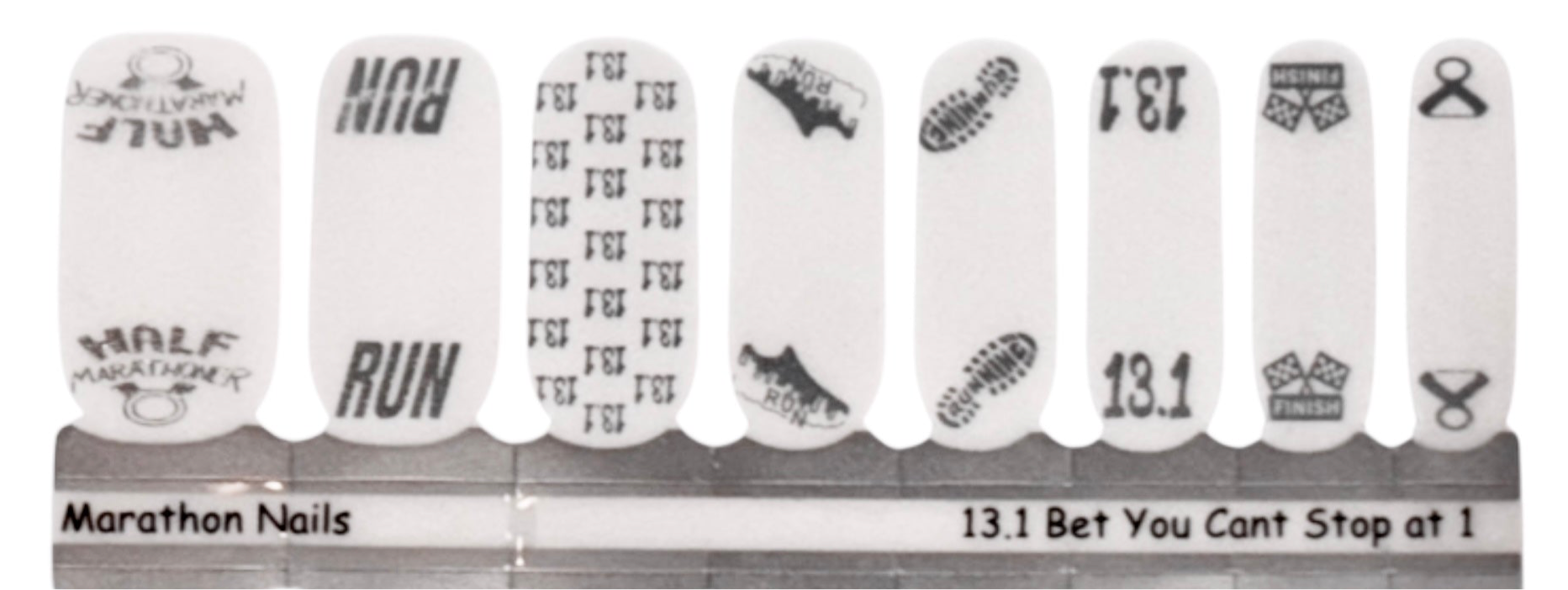 Best Nail Wraps - Running Nails - Best Marathon Nails - Semi-Cured Gel